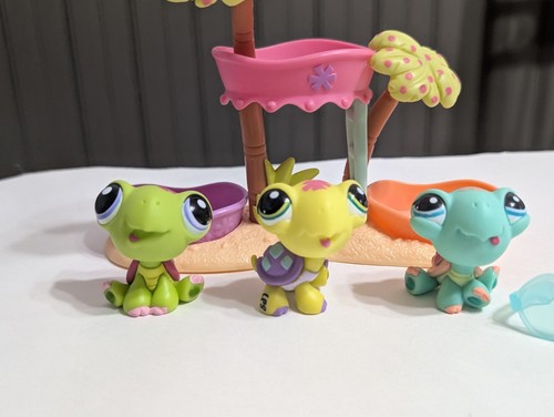 Littlest Pet Shop 1885 1886 1887 Lps Authentic Baby Turtles Triplets ...
