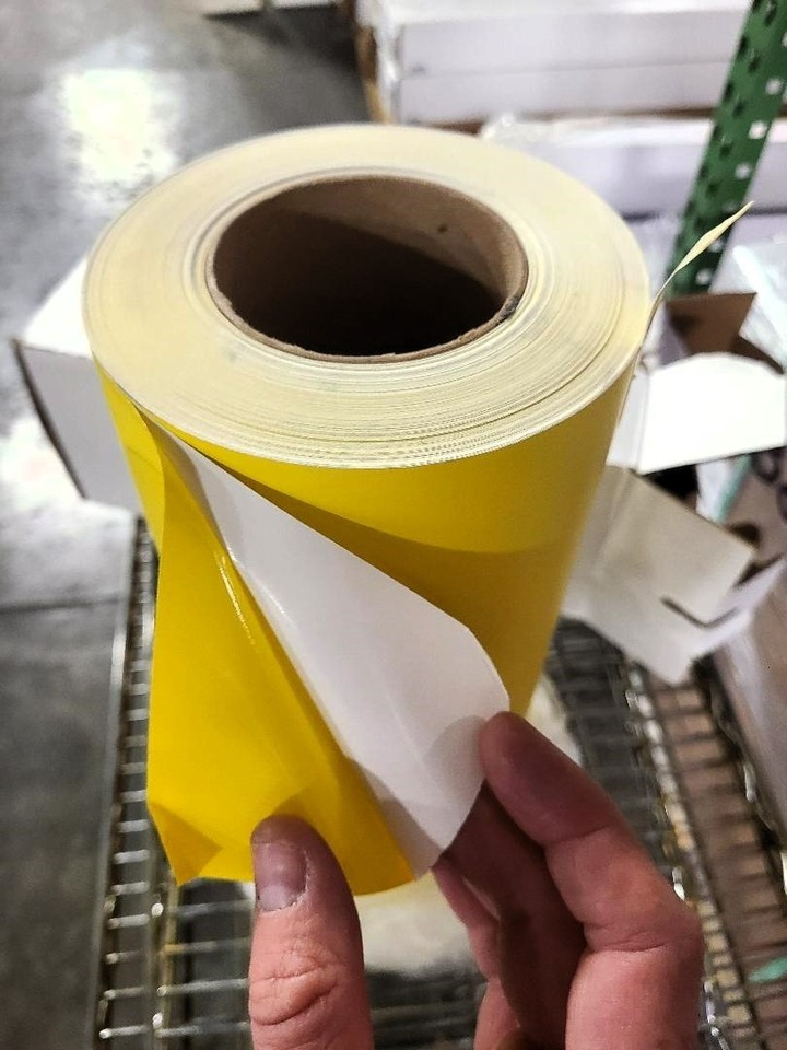 3.4mil Yellow Paint Masking Spray Stencil Vehicle Auto Vinyl Self ...