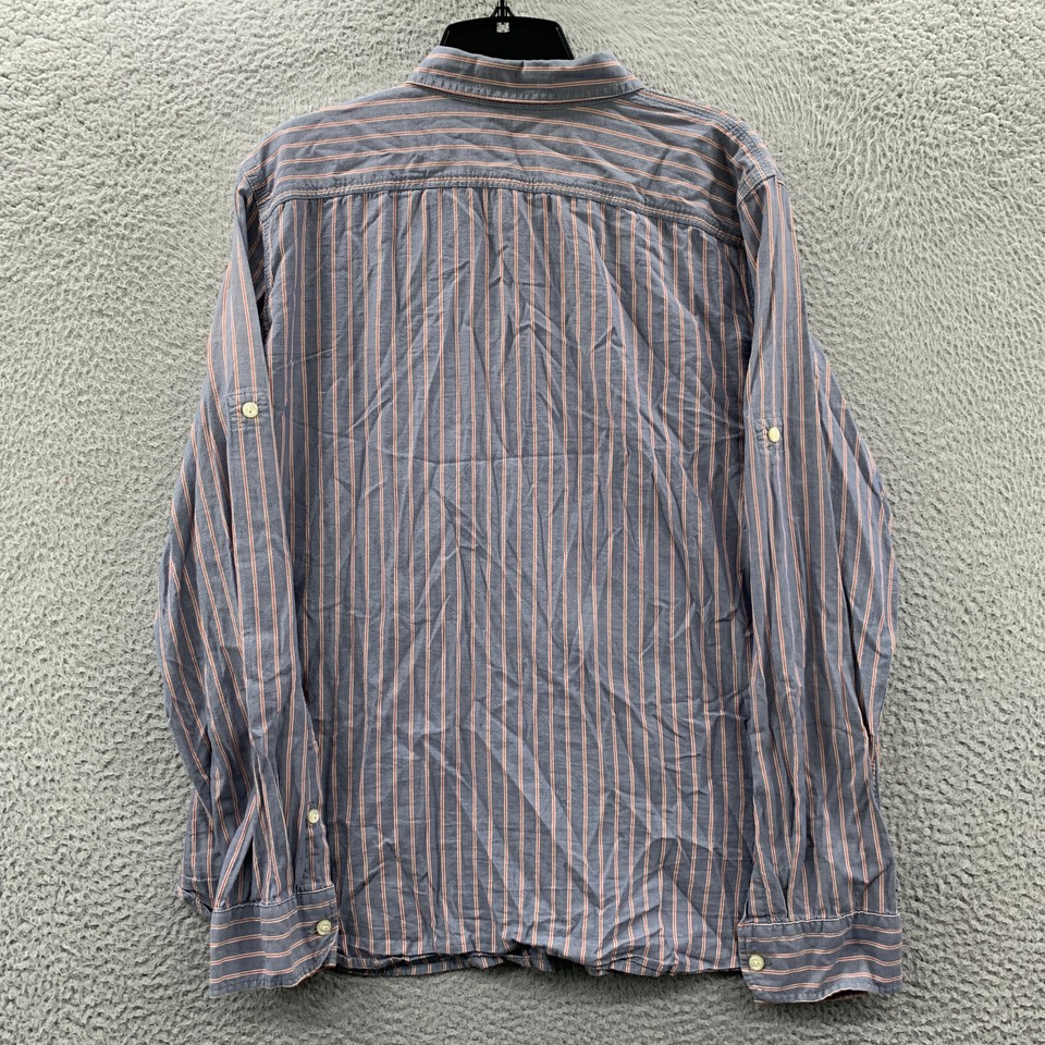 LRL Lauren Ralph Lauren Shirt Womens XL Button Up Blouse Top Striped ...