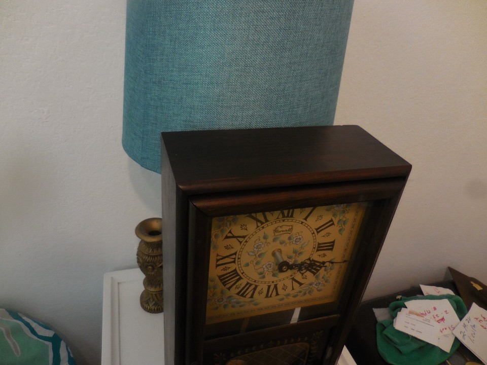 Vintage American Gothic Square Cornwall Classics Pendulum Mantel Shelf ...