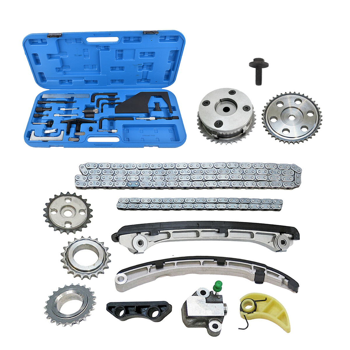 Timing Chain VVT Gear Kit Camshaft Tool For MAZDA 3 6 CX-7 2.3L DOHC ...