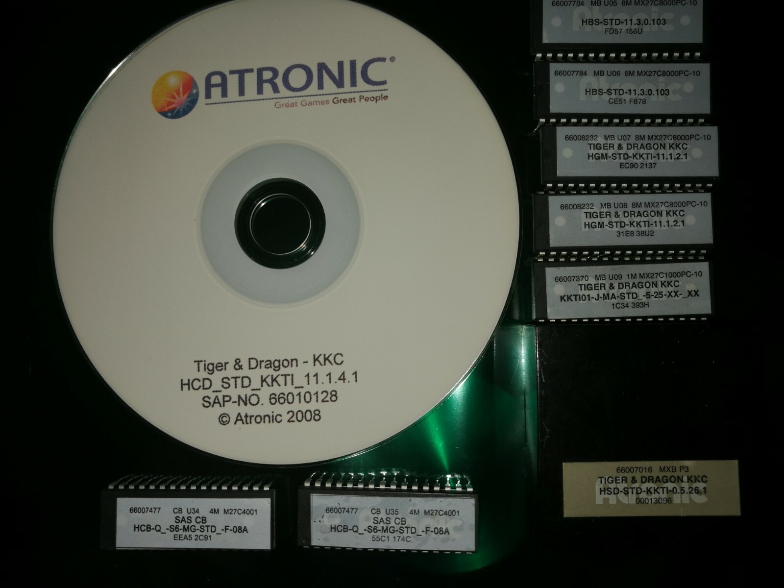 Atronic eMotion Tiger & Dragon-KKC 11.XX Software Set W/ Security Box ...