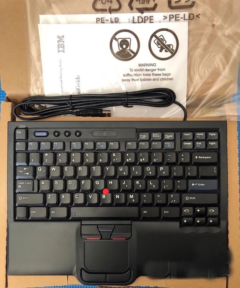 Genuine Lenovo ThinkPad SK-8845RC UltraNav USB Keyboard Trackpoint - US ...