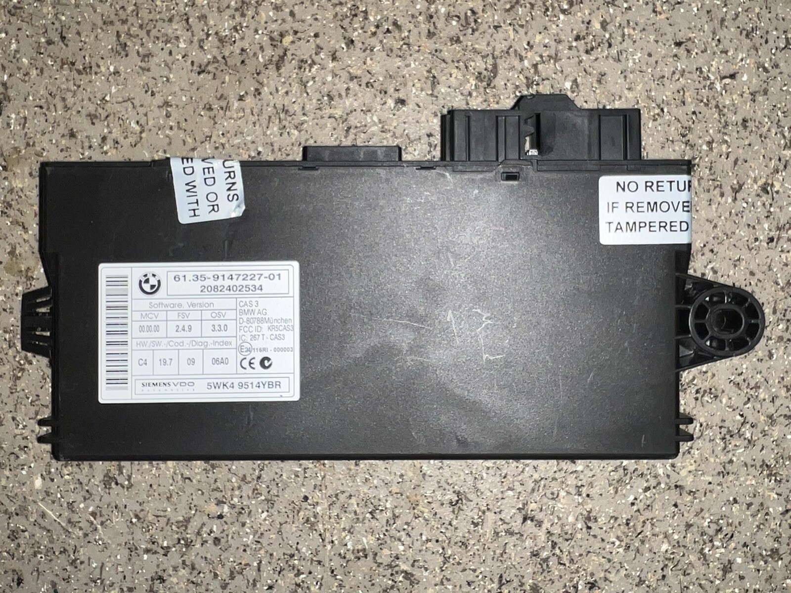 BMW 328i LCI E90 xDrive Anti Theft Locking Control Module 9147227 for ...
