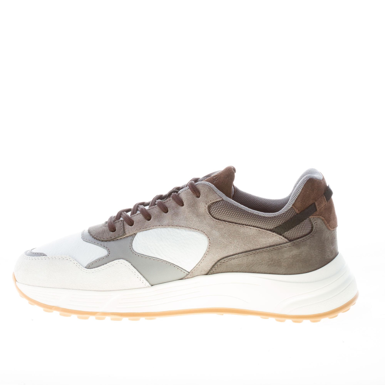 HOGAN men shoes Hyperlight sneaker grey and ice multimaterial ...