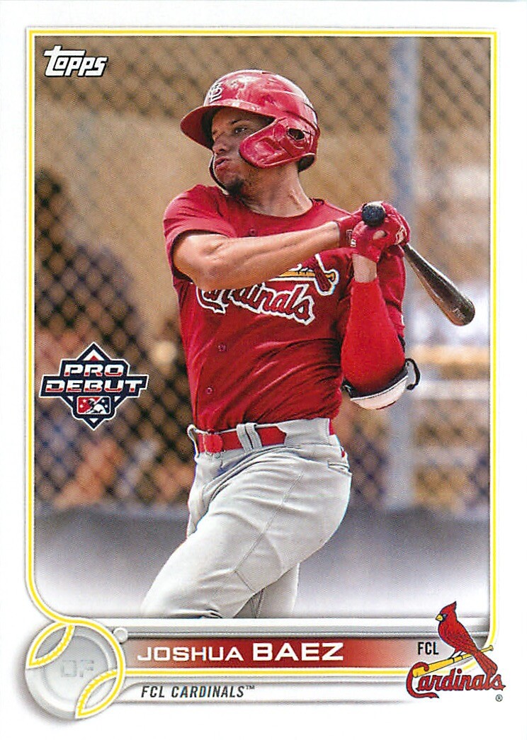 Joshua Baez 2022 Topps Pro Debut MiLB Baseball Rookie Card #PD-40 FCL Cardinals | eBay