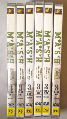 MASH - Seasons 1 to 6 DVD Aus Region 4 PAL *ALL BRAND NEW* | eBay