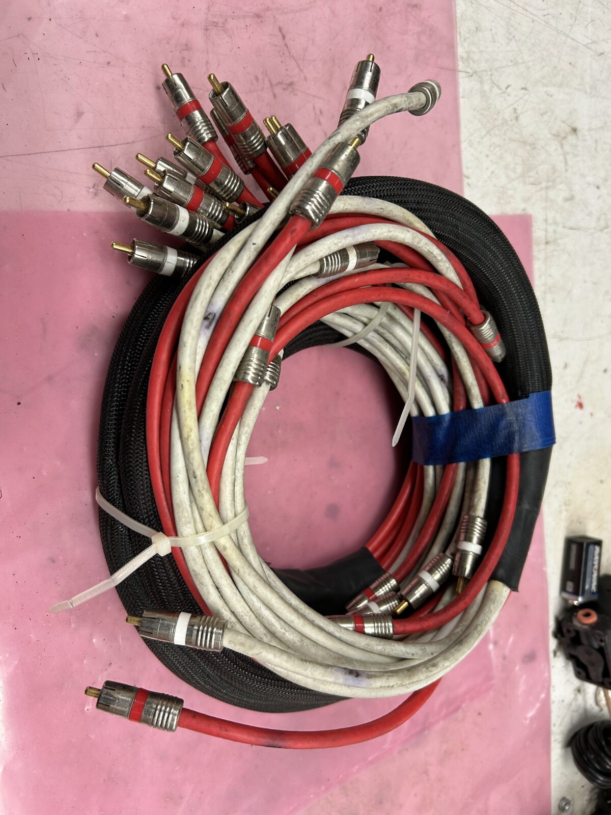 RCA Cable Gold Plated 6 FT Premium 16 Composite Extension Audio Cable ...