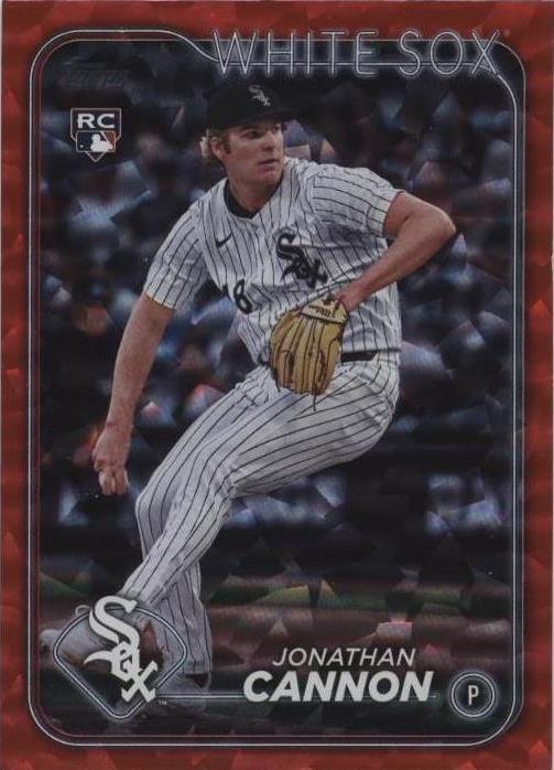 2024 Topps Update Series - Jonathan Cannon #US347 Red Crackle Foilboard ...