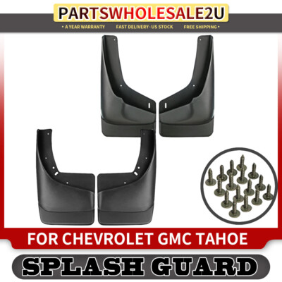 Splash Guards 4pcs for Chevy Silverado 1500 2500 3500HD 99-07 w/ Fender ...