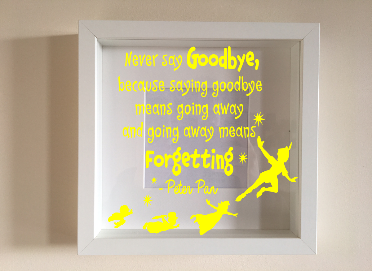 Dont Say Goodbye Peter Pan Amazon.com: Disney Peter Pan Never Say