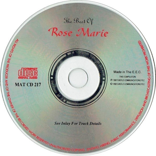 Rose Marie - Essential 24 Greatest Hits Collection RARE Irish Easy ...