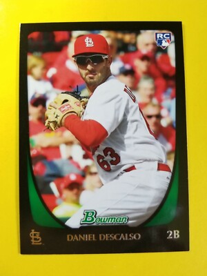 DANIEL DESCALSO - RC ROOKIE #215 ST. LOUIS CARDINALS - 2011 BOWMAN MLB ...