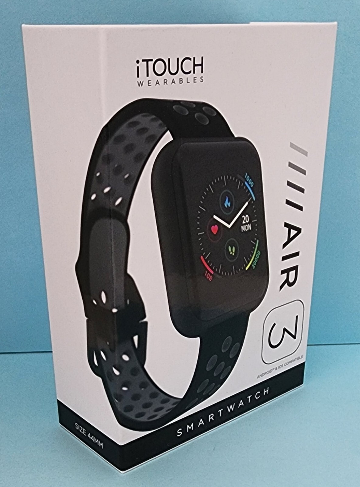 iTouch Wearables Air 3 Smartwatch, Black, 500006B-4-42-G02, NIB | eBay ...