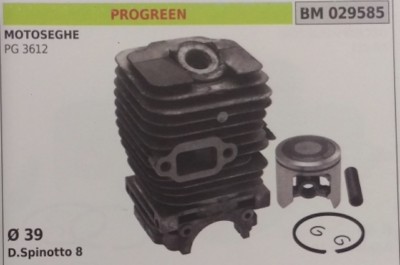 CILINDRO Et Piston Complet Scie à Chaîne Progreen Pg 3612 Ø | eBay