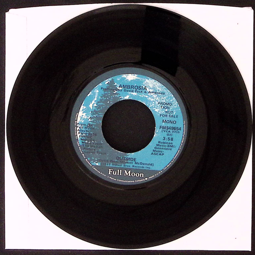 AMBROSIA OUTSIDE FULL MOON RECORDS PROMO VINYL 45 43-105 | eBay