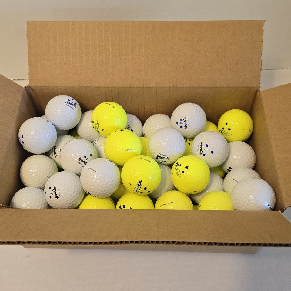 56 Total - 31 Maxfli Noodle Long & Soft and 25 Yellow TiTech Titanium ...