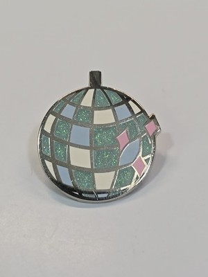 Disco Ball Lapel Pin Green Blue White | eBay