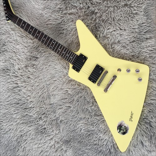 Solid Explorer Electric Guitar Mahogany Body&Neck HH Pickups Rosewood ...