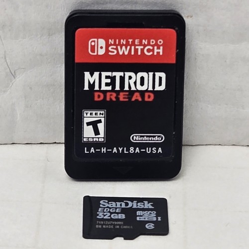 Nintendo Switch Metroid Dread (Cartridge Only) + 32GB SanDisk MicroSD ...