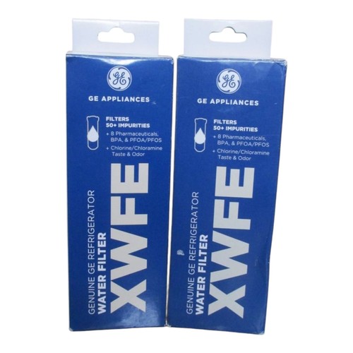 Lot of 2 GE XWFE Refrigerator Water Filter (NO RFID Chip) New SEALED ...