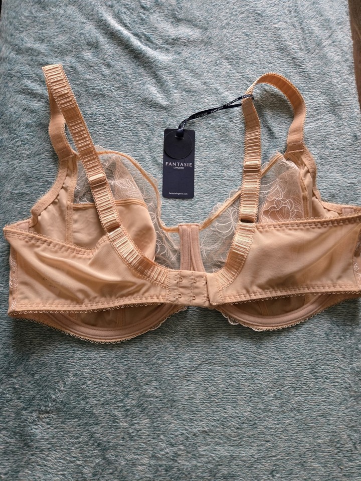 Fantasie Estelle Bra Sand Size 40F Underwired Side Support Balcony & XL ...