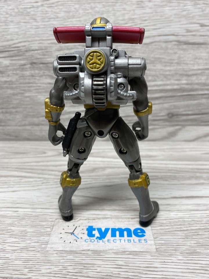 Power Rangers Lightspeed Rescue Mega Battle Silver # 6 Action Figure ...