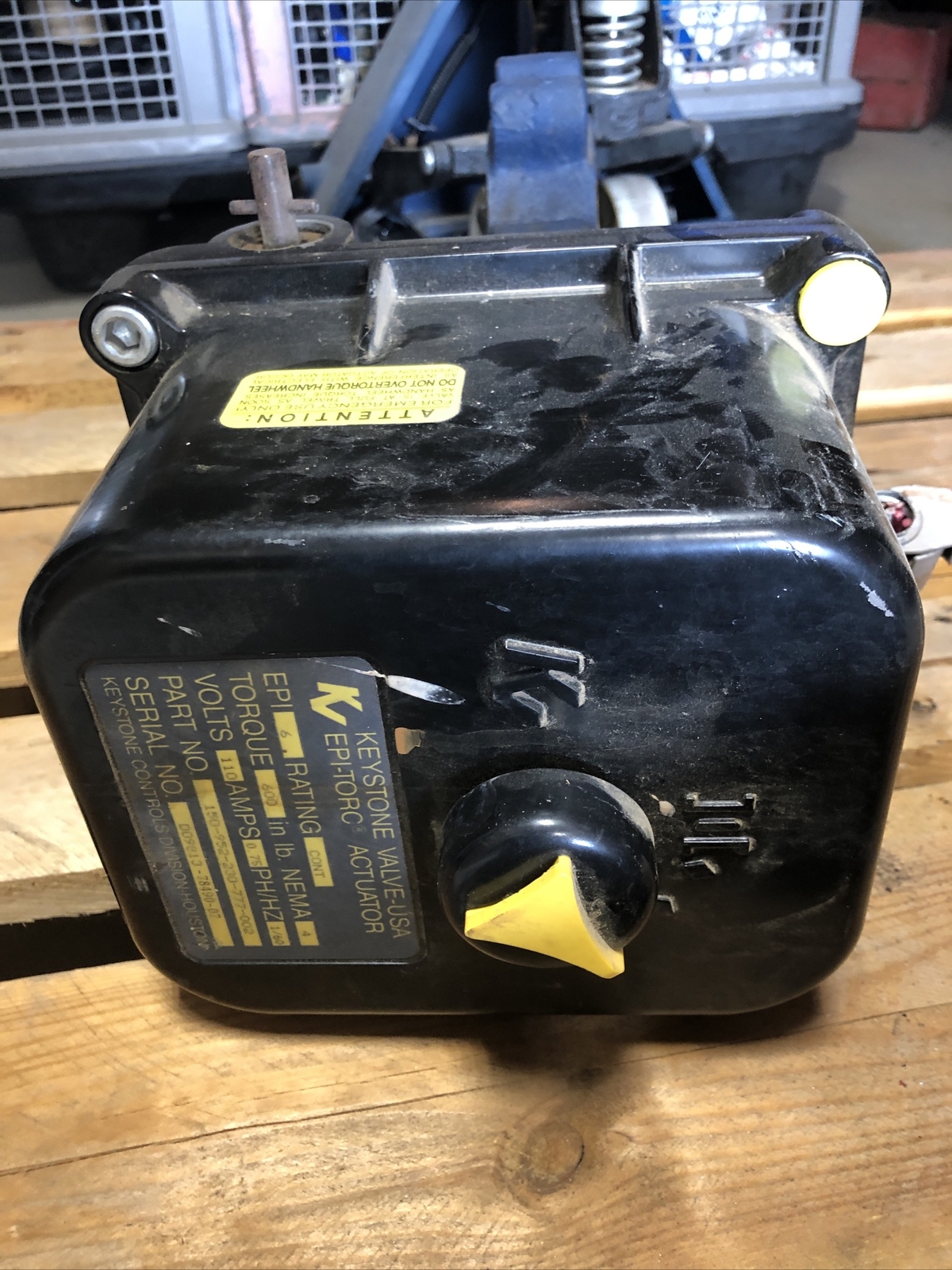 Keystone 150-952-230-777-002 Epi-torc Actuator 110v 150952230777002 for ...