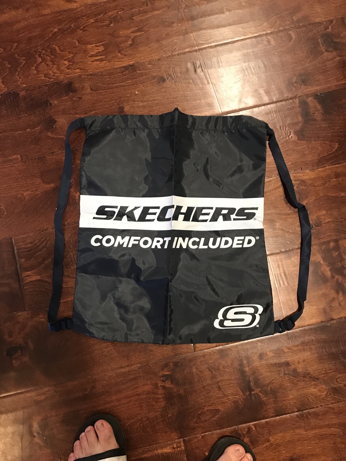 Skechers Performance Drawstring Backpack Cinch Sack School Gym Bag ...