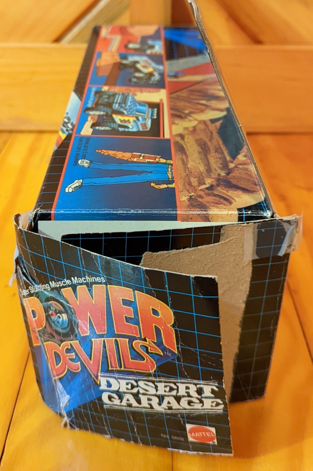 1982 Mattel Power Devils Desert Garage Playset in Box with Toyota 4x4 | eBay