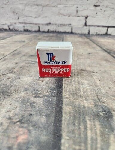 Vintage McCormick | Ground Red Pepper (Cayenne) | 1.12oz | Spice Tin ...
