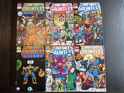 Marvel Comics Infinity Gauntlet Series Issues #1 - 6 ~ 1991 Thanos | eBay