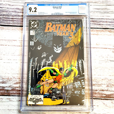 Batman #437 CGC 9.2 DC Year 3 Part 2 Robin Origin Retold, Became ...