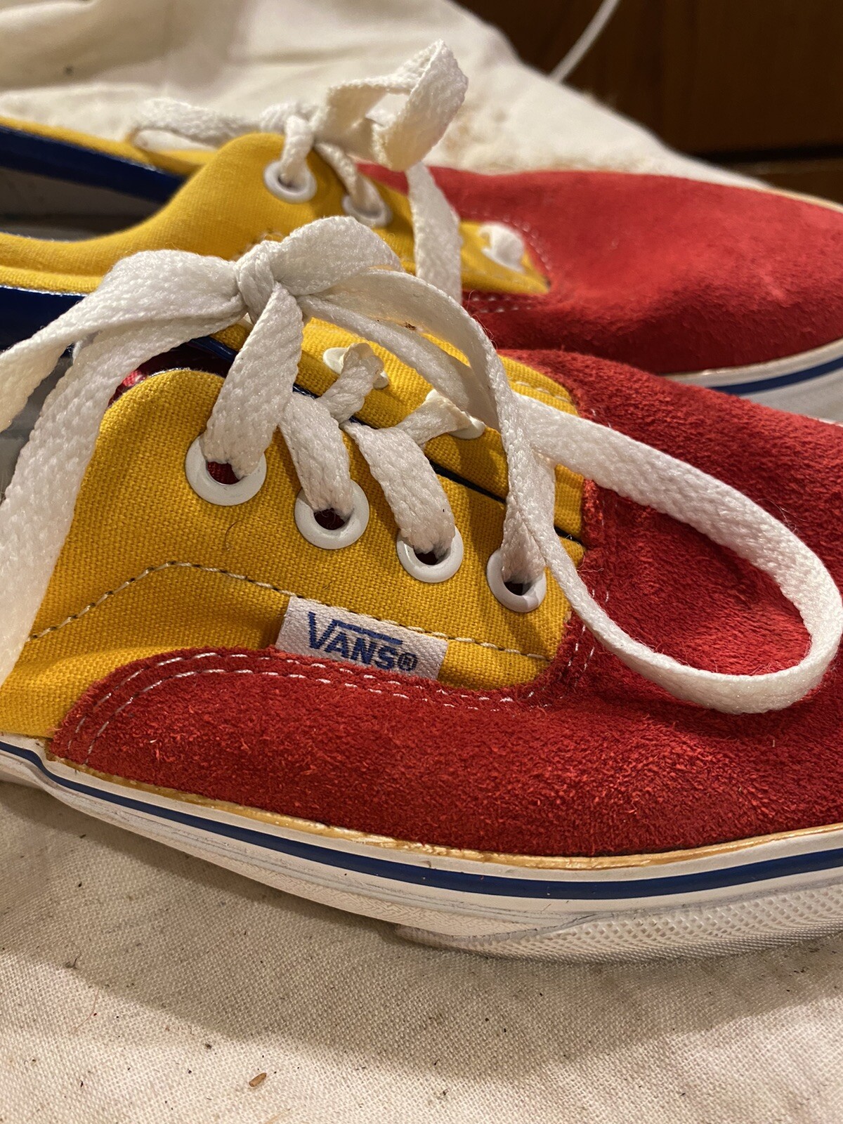 Red Blue Yellow Vans