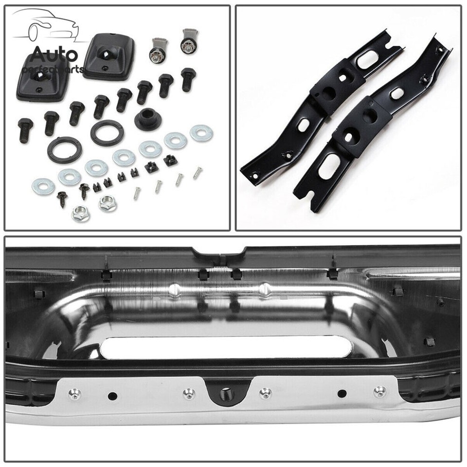 For Toyota Tacoma 2000 2001 2002 2003 2004 Rear Step Bumper Chrome ...