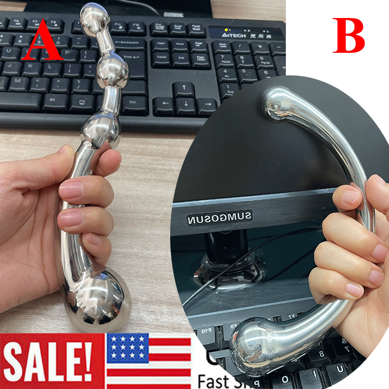 Anal Butt Plug Stainless Steel Dildo G Spot Prostate Massage Sex Toys
