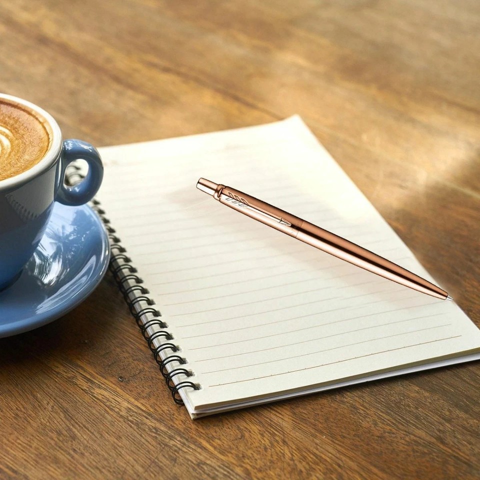 2X Parker Jotter Anti Microbial Copper-Ion Coated Cion Blue Ink ...