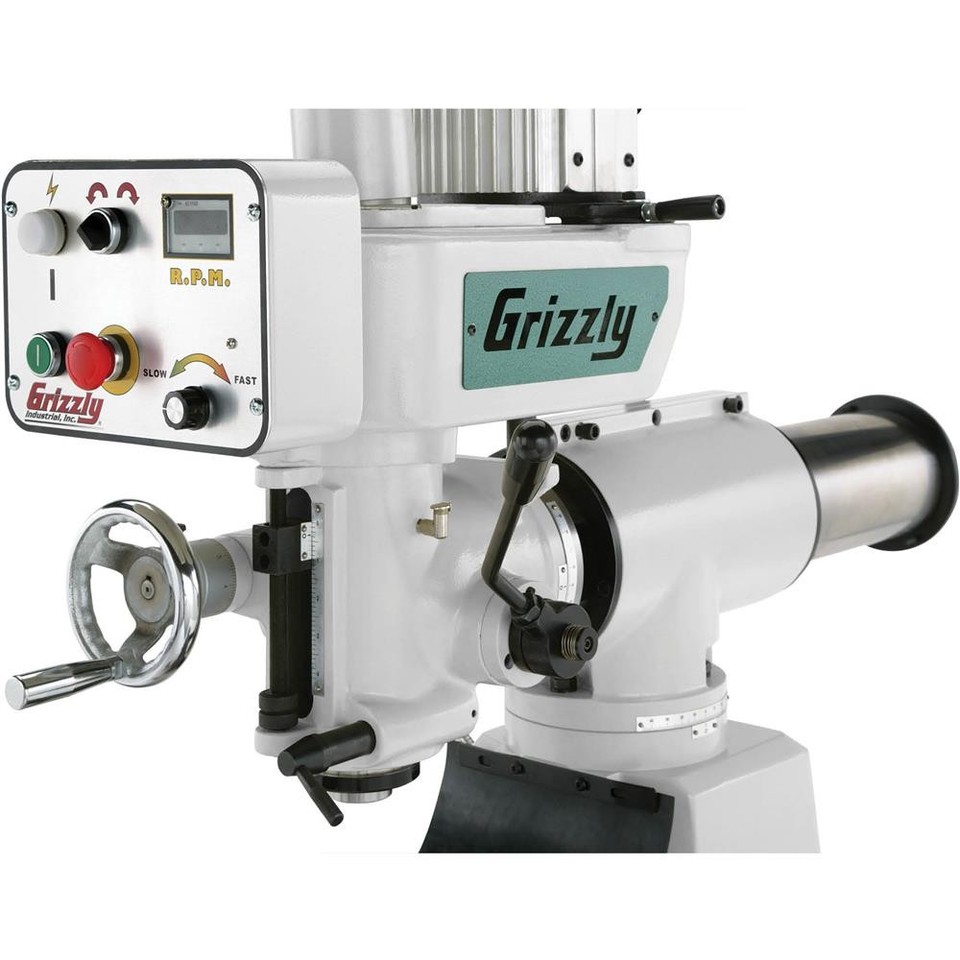 G0695 8" x 30" 1-1/2 HP Variable-Speed Knee Mill w/ Ram Head | eBay
