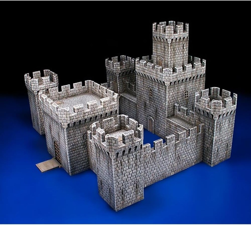 MiniArt 1:72 Scale Medieval Castle Plastic Model Kit 4820041100134| eBay