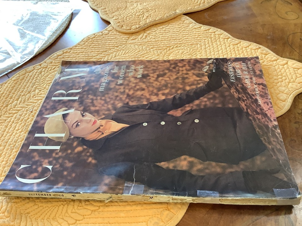 September 1950 Charm Magazine Fashion For 8 Hour Day Magazine for Women ...