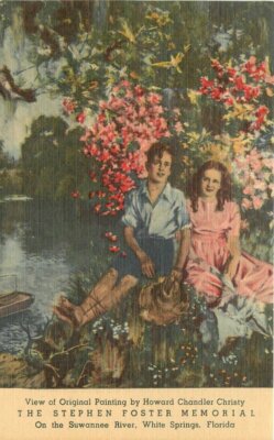 Christy Stephen Foster Memorial White Springs Florida Teich linen ...