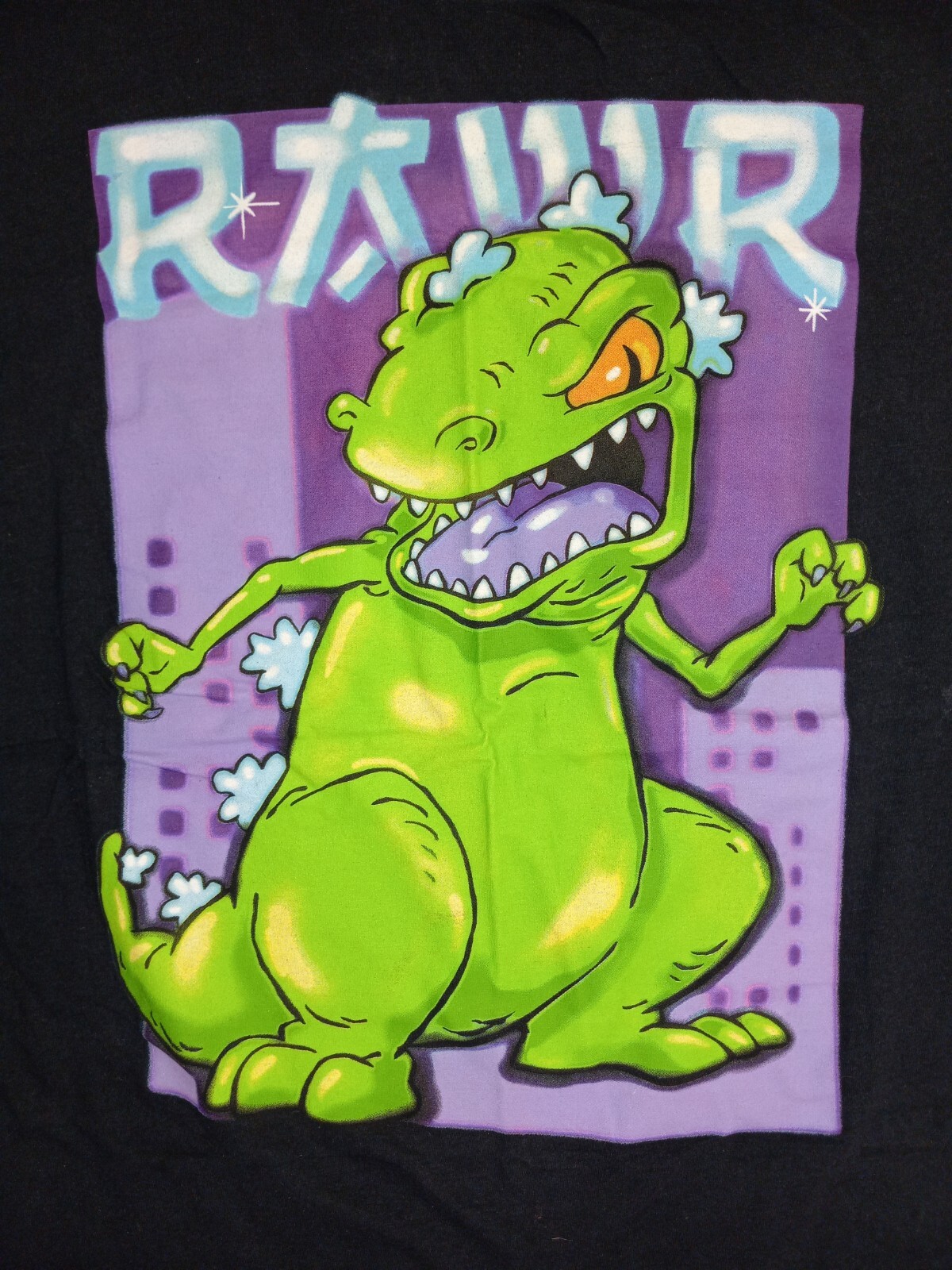 Nickelodeon Rugrats Reptar Cartoon Dinosaur Mens Size… - Gem