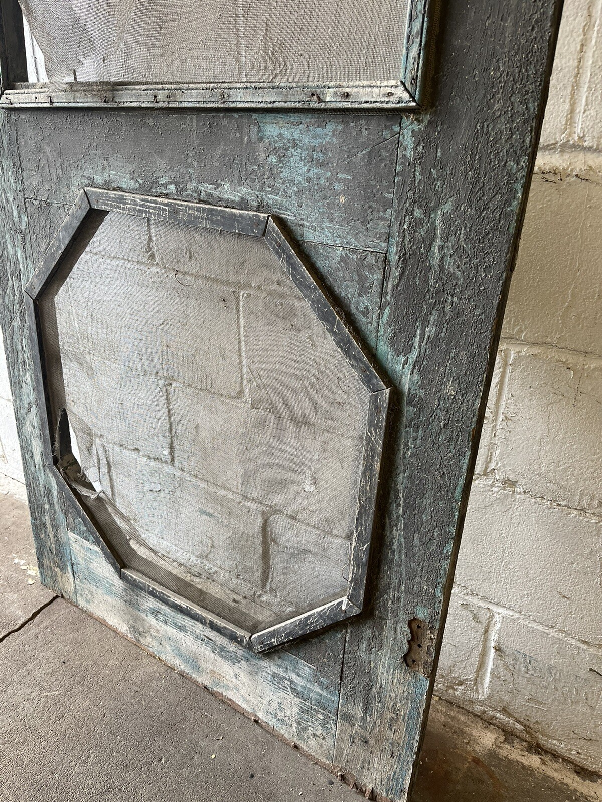 1800's Antique SCREEN DOOR Original VICTORIAN Style Octagon Design ...