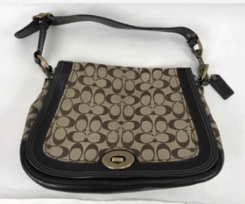 Signature Jacquard Coach Purse with Legacy Lining Gently Used BUY IT ...
