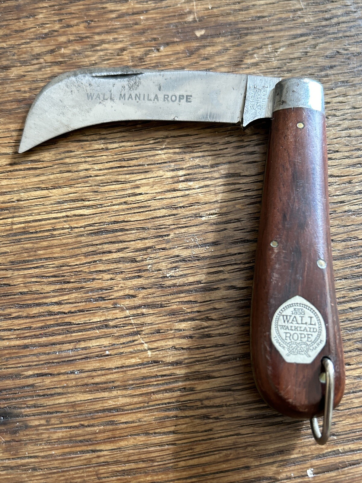 Vintage Schrade Cut Co. Walden NY. Columbian Manila Rope Knife. 1 Blade ...