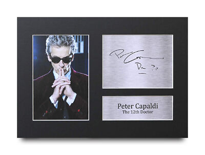 Peter Capaldi Signed Pre Printed Autograph A4 Photo Gift For a Dr Who ...
