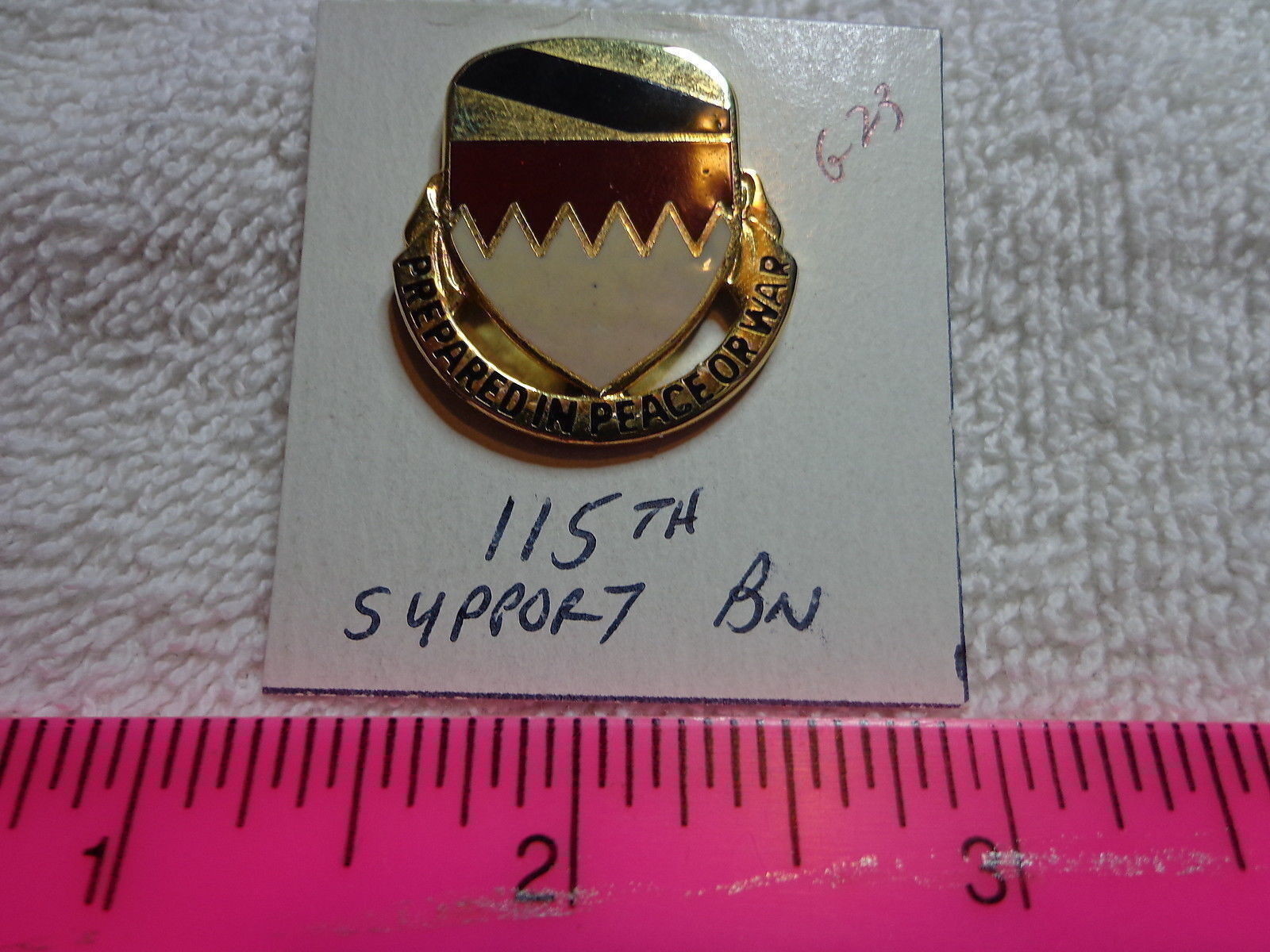 115th Support Battalion G23 Unit Crest, DI (DRAW#R14) | eBay