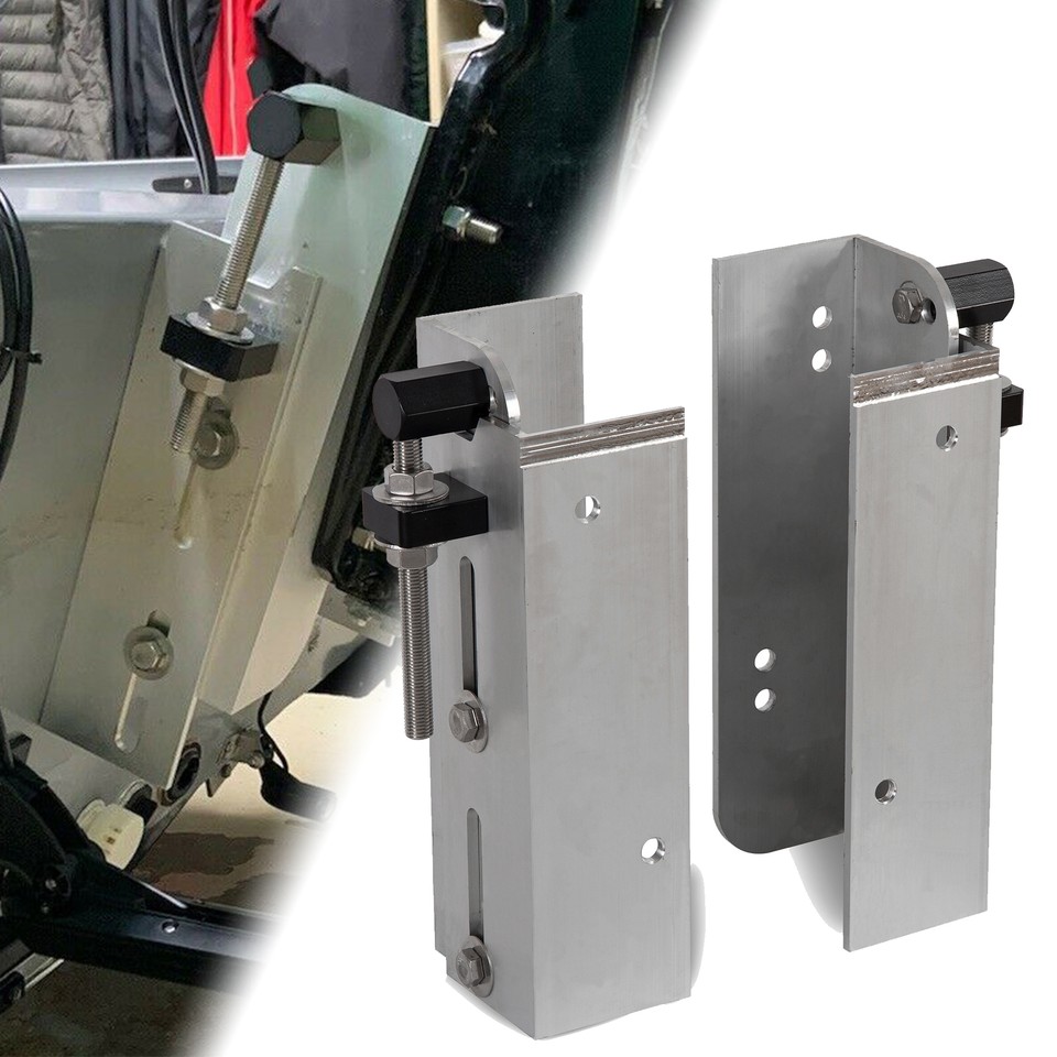 6" Set Back Jack Plate Lift Outboard Boat Motor Adjustable Aluminum ...