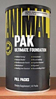 Universal Nutrition ANIMAL PAK 44 Packs Multi Mineral NEW IMPROVED ...