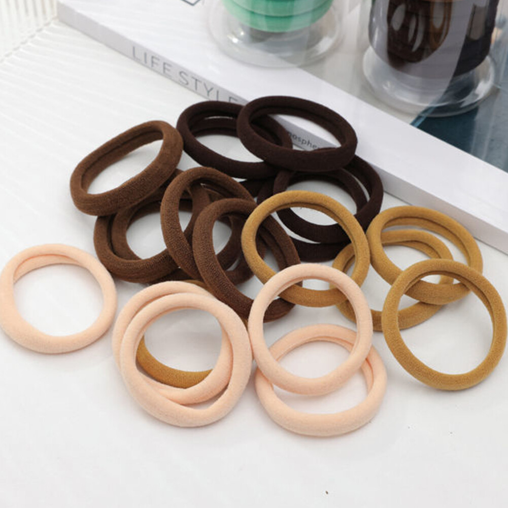 Women Hair Band Lightweight Ponytail Holder Elastic Bobbles Seamless ...